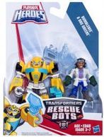 Hasbro Transformers Rescue Bots Bumblebee & Graham Burns A0672 A2110 ...