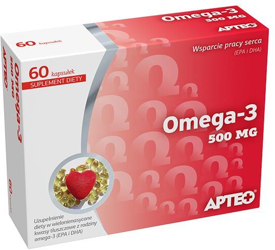 Omega-3 500mg 60kaps. - Opinie i ceny na Ceneo.pl