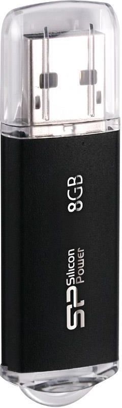Pendrive SILICON POWER ULTIMA II-I SERIES 8GB BLACK (SP008GBUF2M01V1K ...