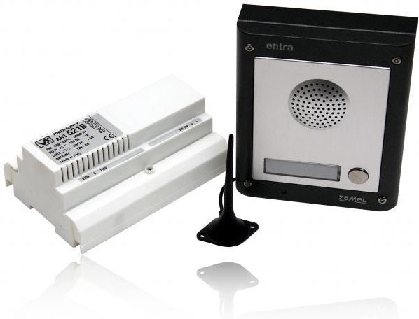 Domofon Zamel Zestaw Domofonowy z Łącznością Gsm 1-Rodzinny Natynkowy ...