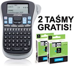 Drukarka etykiet Dymo Labelmanager 260P Zasilacz + Akumulator + 2 Taśmy ...