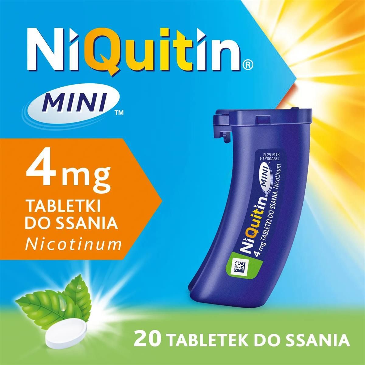 NIQUITIN Mini, tabletki do ssania 4mg, 60 szt - opinie i ceny na Ceneo.pl