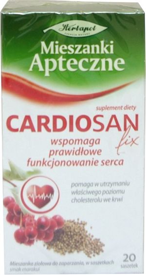 Herbapol Cardiosan FIX 20 sasz. - Opinie i ceny na Ceneo.pl