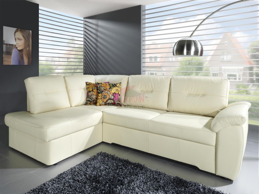 Wajnert mega Hit! Narożnik Malta NAR.2P/3W (skóra naturalna, rozkładany ...