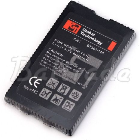 Bateria GlobalTechnology Bateria GT do Sony Ericsson T610/T630 Li-ion ...