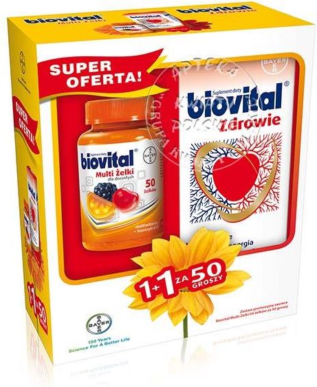 Biovital zdrowie 1000 ml + Biovital Multi żelki 50 szt. - Opinie i ceny ...