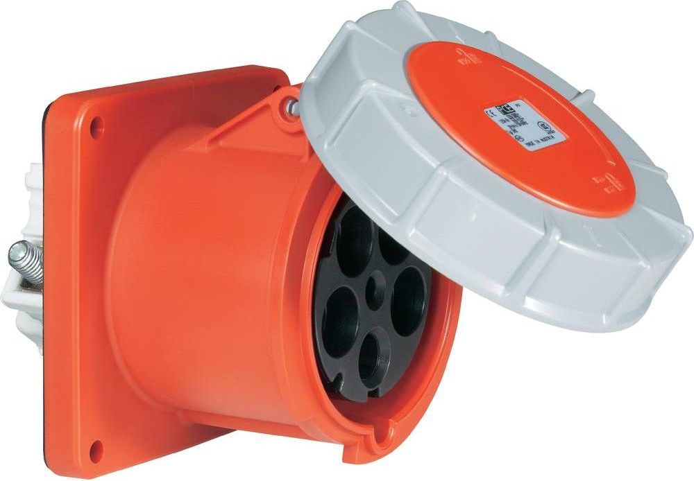 Pce Gniazdo 345-6 Cee Montażu W Odległości 125 A Twist Czerwono-Szare ...