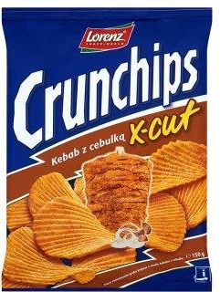 LORENz Crunchips X-CUT Chipsy Kebab z cebulką 150g - Ceny i opinie ...