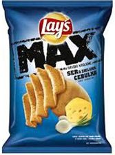 LAYS MAX Chipsy Ser i zielona Cebulka 70g - Ceny i opinie - Ceneo.pl