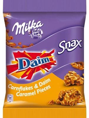 MILKA Daim Snax Płatki kukurydziane i karmel w czekoladzie 60g - Ceny i ...