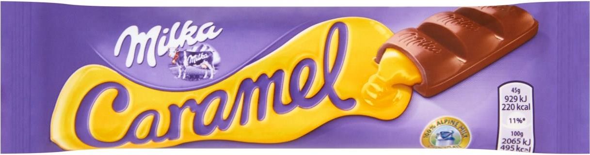 Milka Baton Mleczny Z Nadzieniem Karmelowym Caramel 60G - Ceny i opinie ...