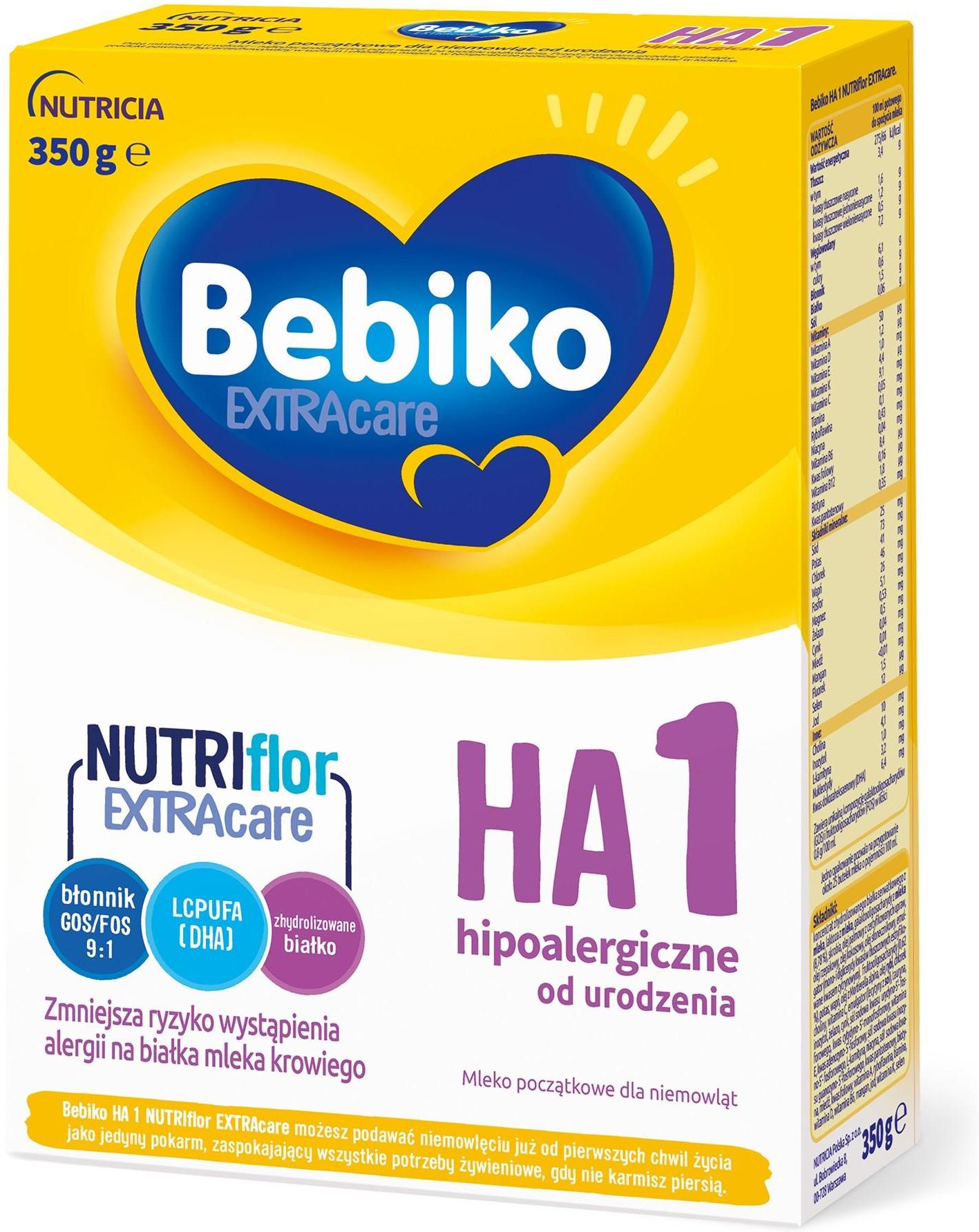 Nutricia Bebiko Ha 1 Nutriflor Plus 350G - Ceny i opinie - Ceneo.pl