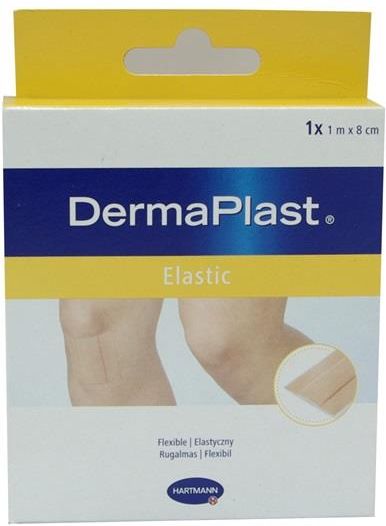 DERMAPLAST Textile Elastic Plaster 1m x 8cm 1 szt. - Opinie i ceny na ...
