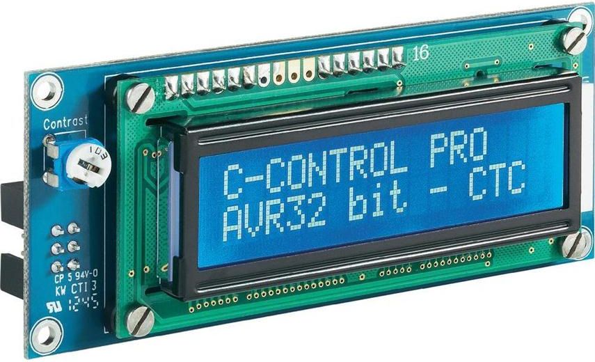System domotyki C-Control Pyta Wywietlacza Lcd Pro Avr 32-Bit Lcd-Board ...