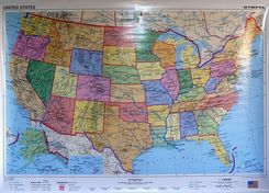 Stany Zjednoczone Mapa Stanów – United States Map Country – BLKXFS