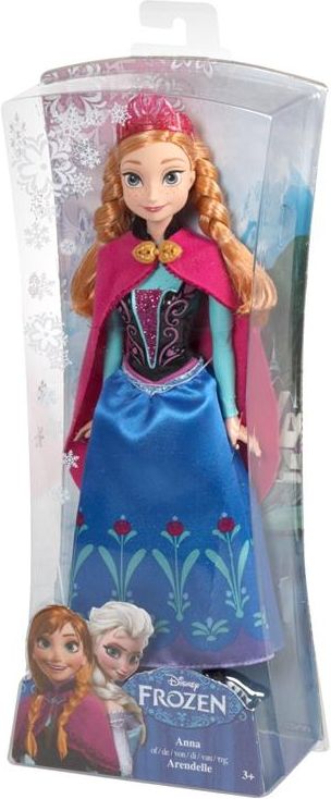 Lalka Mattel Disney Frozen Błyszcząca Anna Y9958 - Ceny i opinie - Ceneo.pl