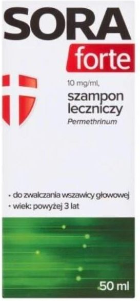 Sora Forte Leczniczy Szampon Przeciw Wszawicy Głowowej 50ml - Opinie ...