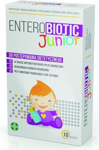 Enterobiotic junior 10 sasz. - Opinie i ceny na Ceneo.pl