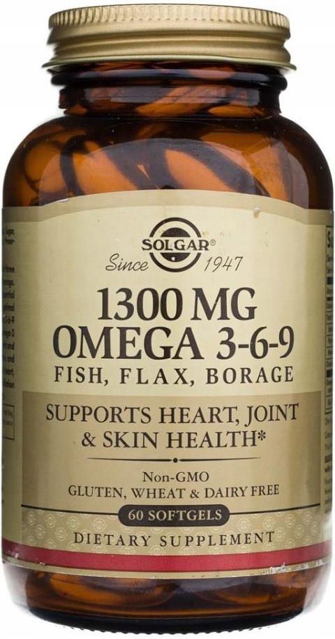 Solgar Omega 3-6-9 EFA 1300mg 60kaps. - Opinie i ceny na Ceneo.pl