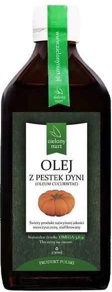 Zielony Nurt Olej z pestek dyni 100ml - Ceny i opinie - Ceneo.pl