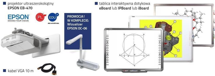 Tablica interaktywna Iboard Idealny Zestaw Interaktywny Eboard/ 82 ...