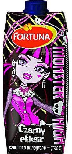 Fortuna Monster High Napój Czarny Eliksir (Czerwone Winogrono-Granat ...