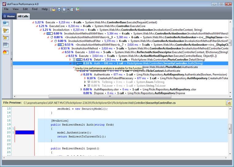 Do programowania JetBrains Inc dotTrace 5.0 Performance Profiler Standard Edition / Personal ...