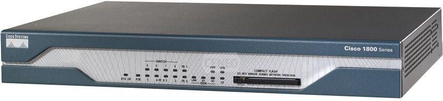 Cisco 1812 Dual Ethernet Security Router with ISDN S/T Backup - REFURBISHED (1812/K9-RF ...