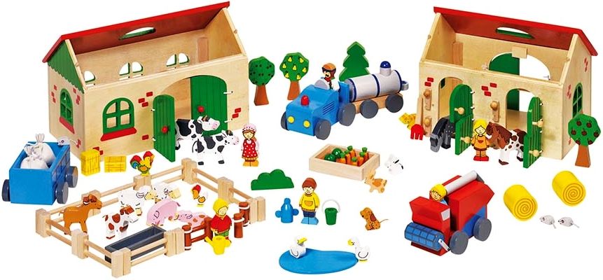 Goki Drewniana Farma 58598 - Ceny i opinie - Ceneo.pl