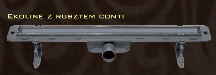 Zestaw odpływowy Winkiel EKOLINE Kompletne odwodnienie liniowe 70 ...