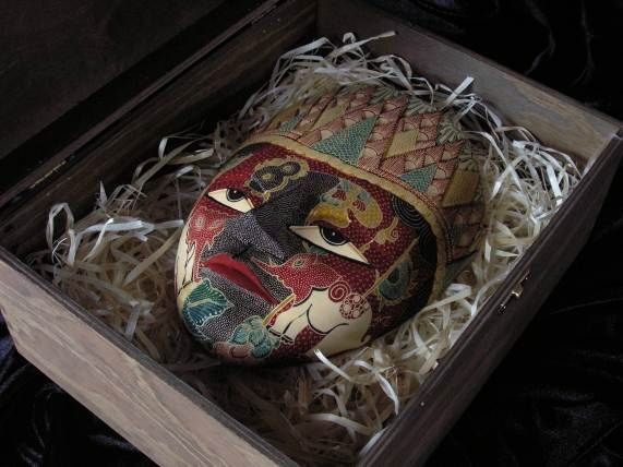 Wyspa Java Rzeźba Maska Odwagi - Opinie i atrakcyjne ceny na Ceneo.pl