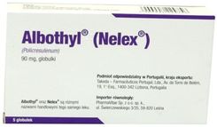 Albothyl 90 mg 5 glob. - Opinie i ceny na Ceneo.pl