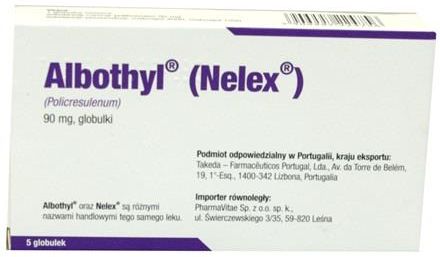 Albothyl 90 mg 5 glob. - Opinie i ceny na Ceneo.pl