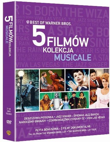 Pakiet filmowy Warner Bros. - 90. rocznica - Filmy muzyczne (5DVD ...