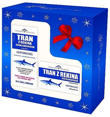 Tran z rekina grenlandzkiego (smak malinowy) 250 ml + Tran z Rekina ...