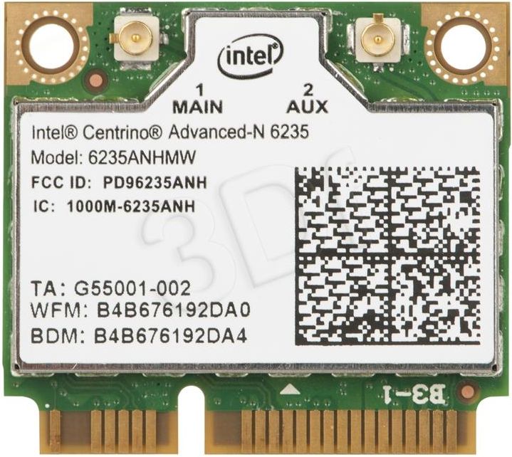 Karta sieciowa Karta sieciowa Intel Centrino Advanced-N 6235 6235AN ...