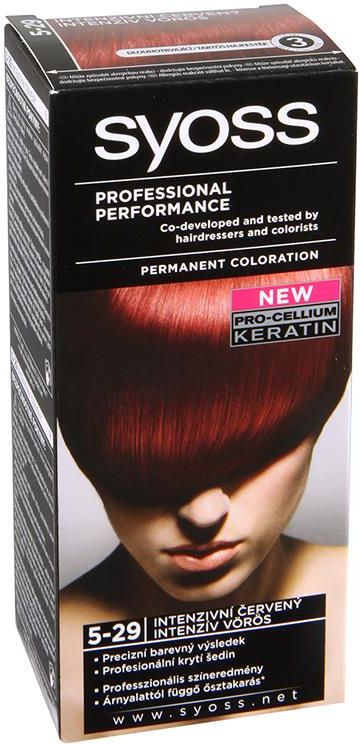 Syoss Professional Performance Farba Do Włosów Intensywna Czerwień 5-29 ...