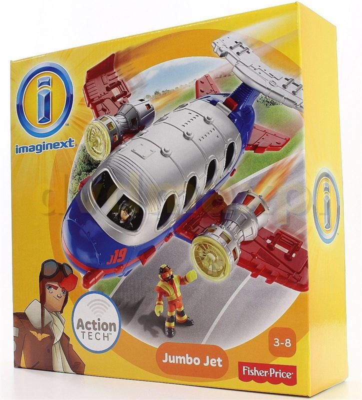 Fisher-Price Imaginext Jumbo Jet BDY48 - Ceny i opinie - Ceneo.pl