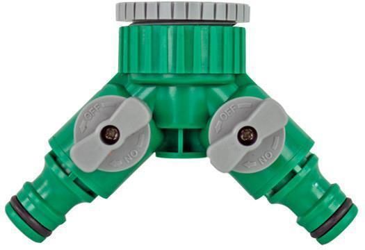 Do nawadniania ogrodu Przyłącze na kran - trójnik z 2 zaworami Bradas - Ceny i opinie - Ceneo.pl