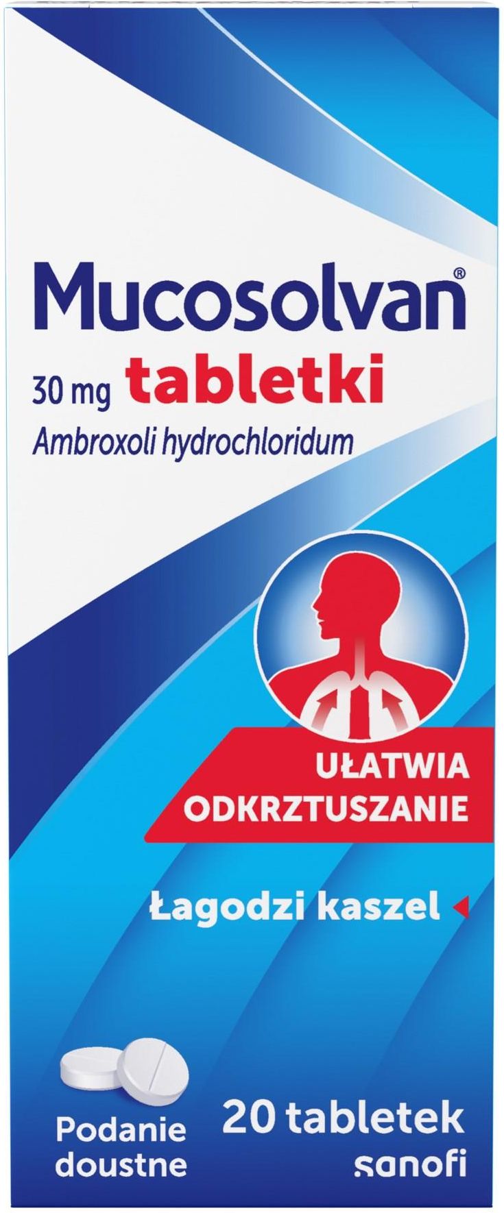 Mucosolvan 30 mg 20 tabl. - Opinie i ceny na Ceneo.pl