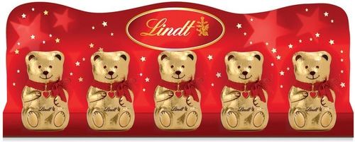 Lindt Lindor Bears Milk Mini Misie Z Mlecznej Czekolady 5 Szt - Ceny i ...
