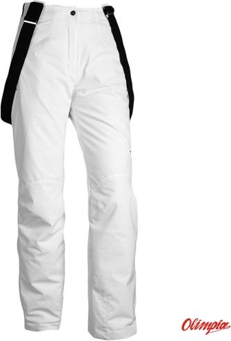 Spodnie narciarskie Descente Body Fit Bib D4-9102 2013/2014 białe ...