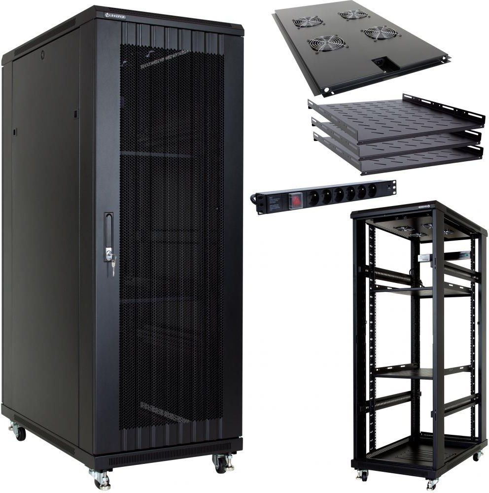 LINKBASIC RACK CABINET 37U 1000MM BLACK (NCB37-610-IFA-C) - Opinie i ...
