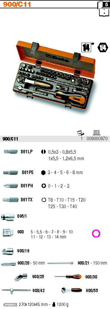 Zestaw narzędziowy Beta 900/C11 zestaw nasadek - Opinie i ceny na Ceneo.pl