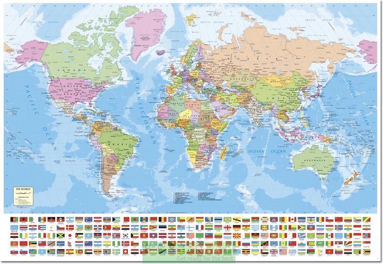 Educa Mapa Świata + Flagi. Puzzle 15317 - Ceny i opinie - Ceneo.pl