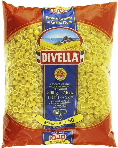 DIVELLA Makaron muszelka drobna 500g - Ceny i opinie - Ceneo.pl