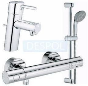 Zestaw prysznicowy Grohe CONCETTO+GROHTHERM COSMOPOLITAN 3220410E ...