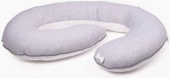 Poofi - poduszka rogal Poofi Pure dla kobiet w ciąży 9 miesięcy Szaro ...