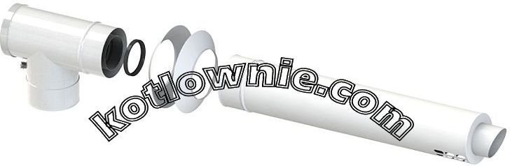 System kominkowy Jeremias Zestaw Bazowy 60/100 Wyrzut Przez Ścianę - Opinie i ceny na Ceneo.pl