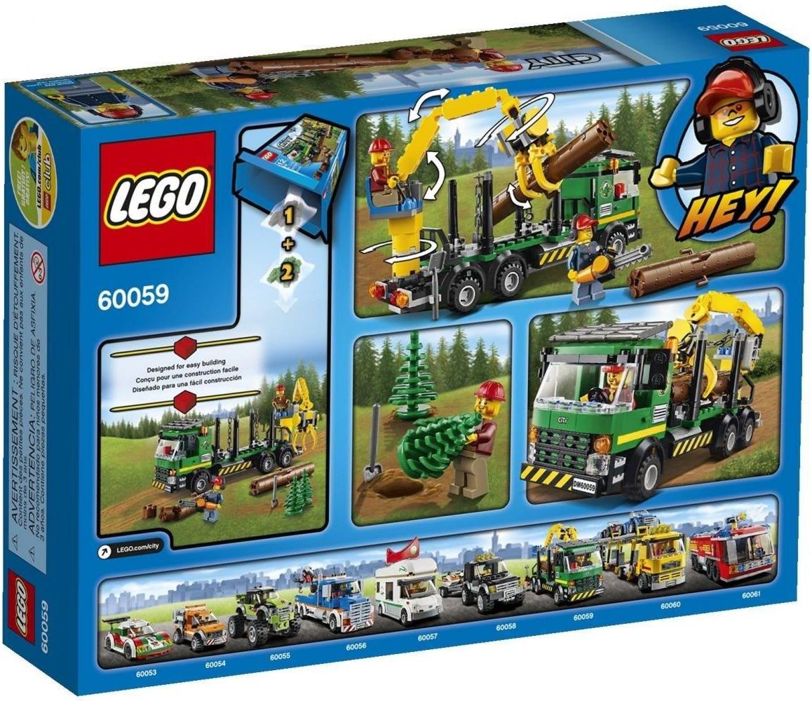 LEGO City 60059 Ciężarówka do Transportu Drewna - Ceny i opinie - Ceneo.pl